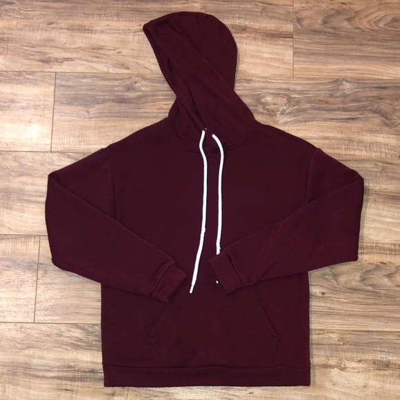 Tilly's | Tops | Tillys Burgundy Thin Pullover Hoodie | Poshmark